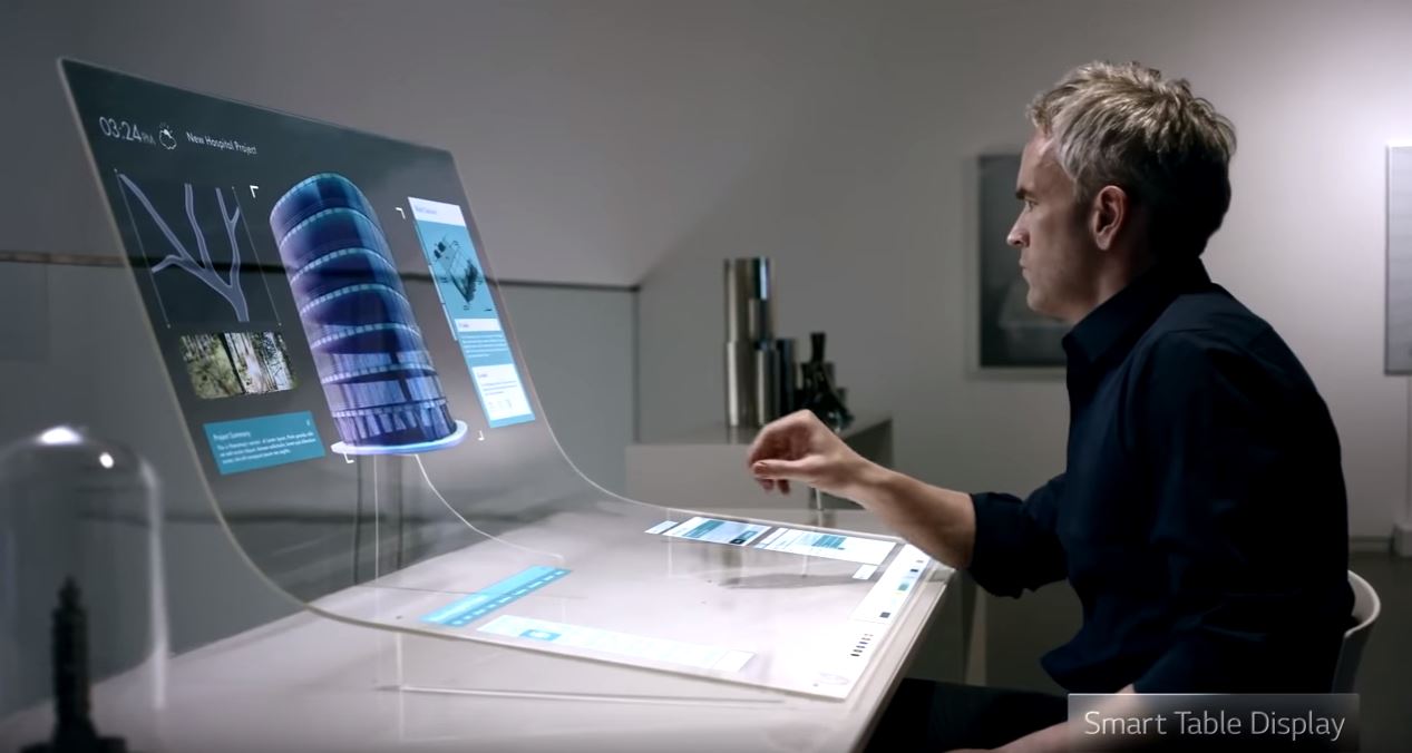 LG OLED’s future vision video – Lucept